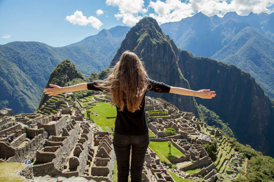 Foto Postal Clàsica en Machu Pichhu